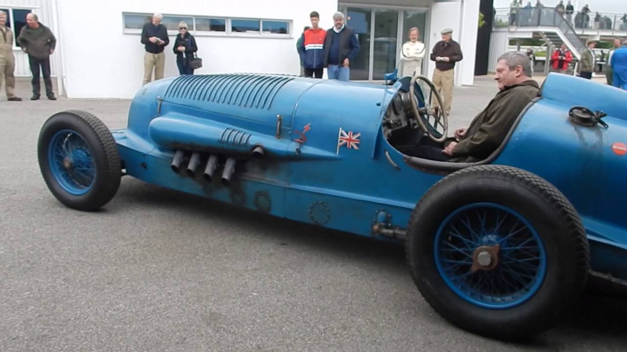 Napier Blue Bird 1932, Benjafield Sprint, Goodwood - YouTube