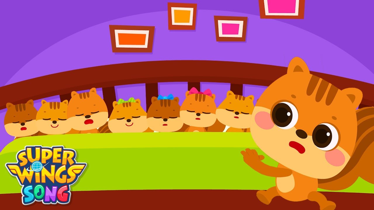 Ten in the bed | Kids songs | Super wings Song | nursery rhymes - YouTube