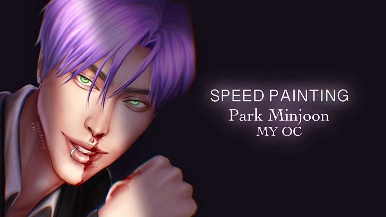 SPEED PAINTING Park Minjoon (MY OC) | Speedpaint Procreate - YouTube