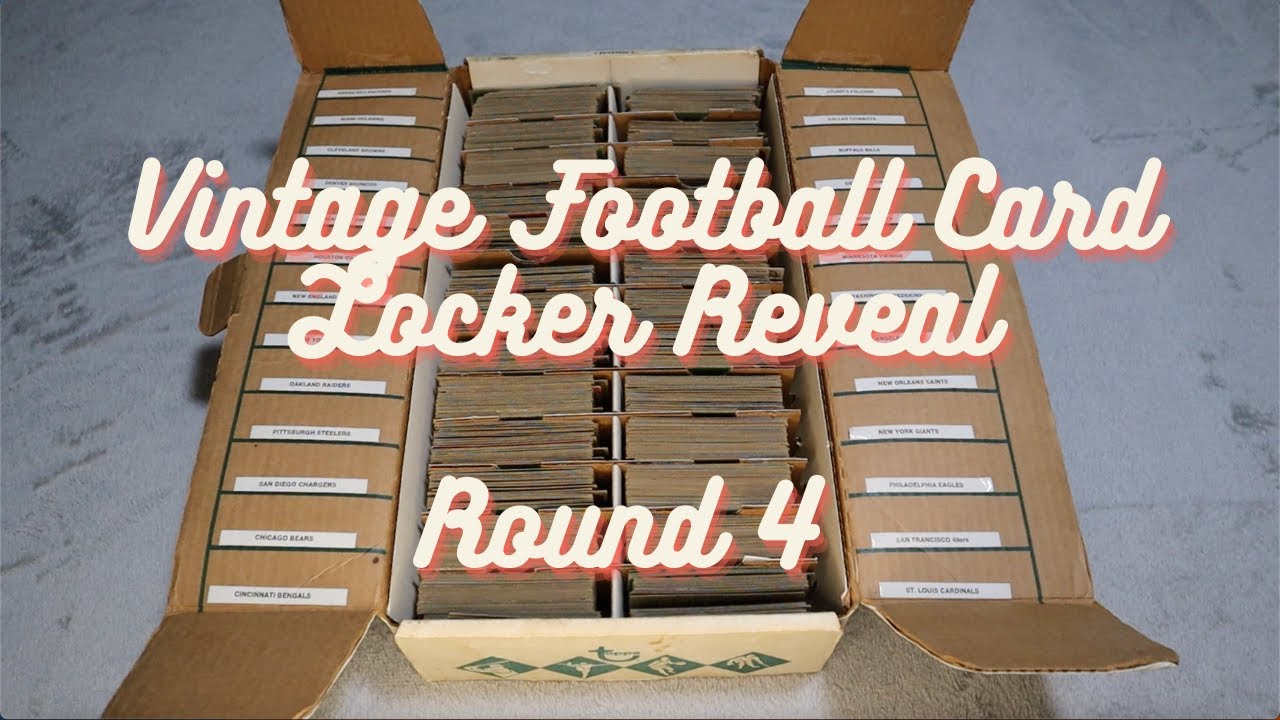 Vintage Topps Football Card Locker Round 4 - YouTube