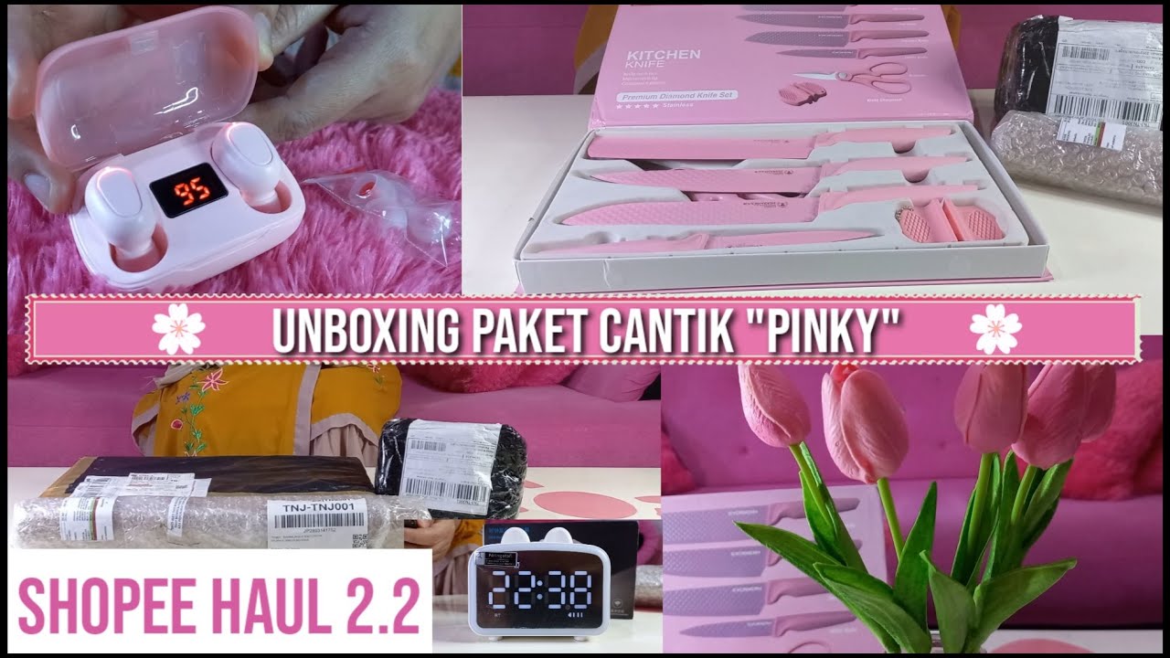 Shopee Haul 2.2 Unboxing Paket Cantik || Produk Murah Tapi Bagus ...