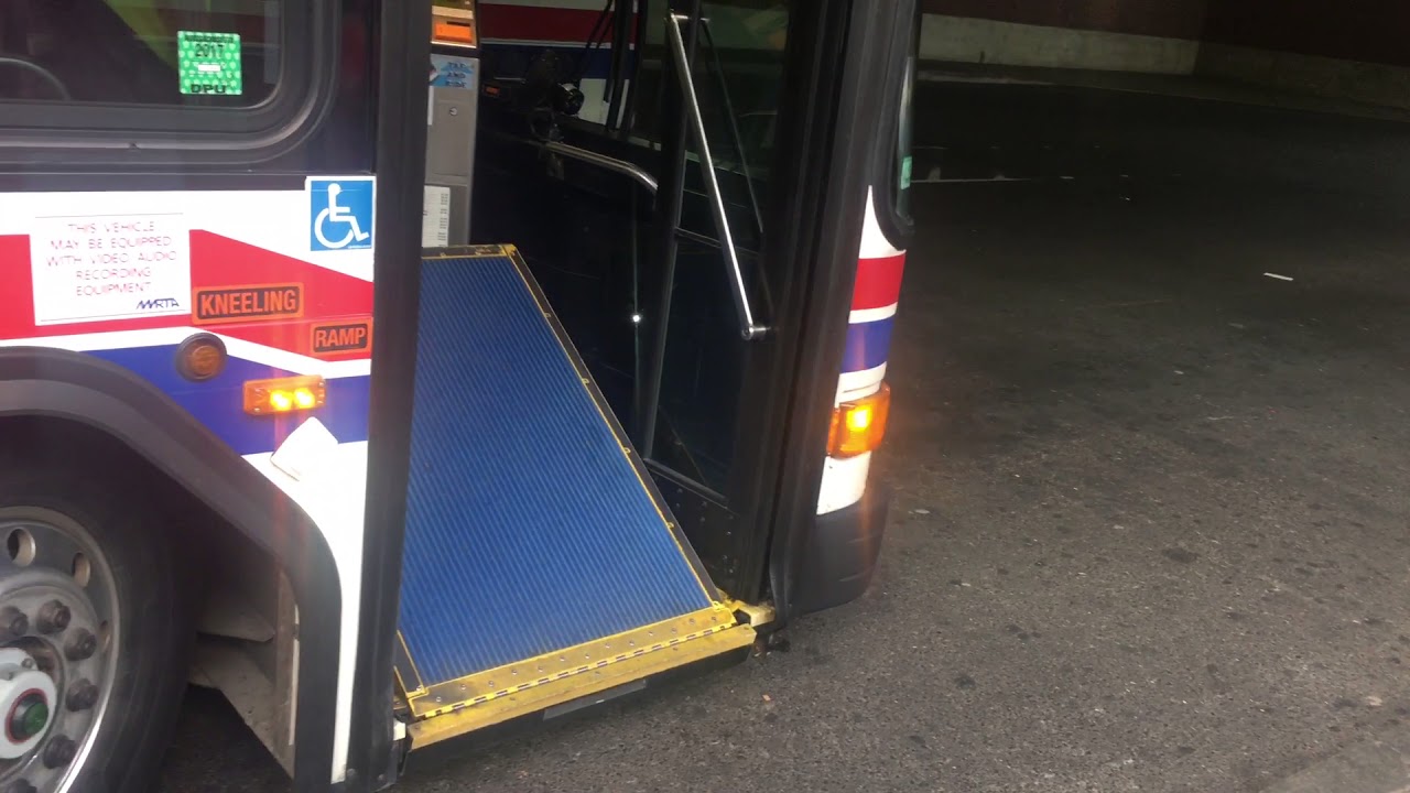 MVRTA kneeling ramp - YouTube