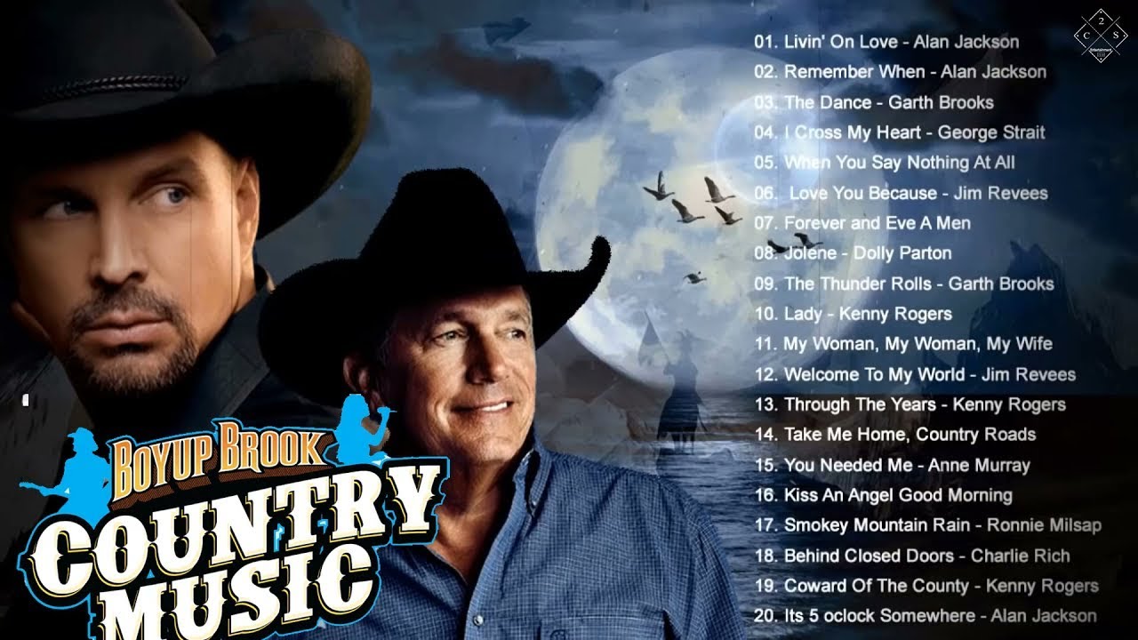 Garth Brooks, Alan Jackson, Jim Reeves, Kenny Rogers - Top 50 Old ...