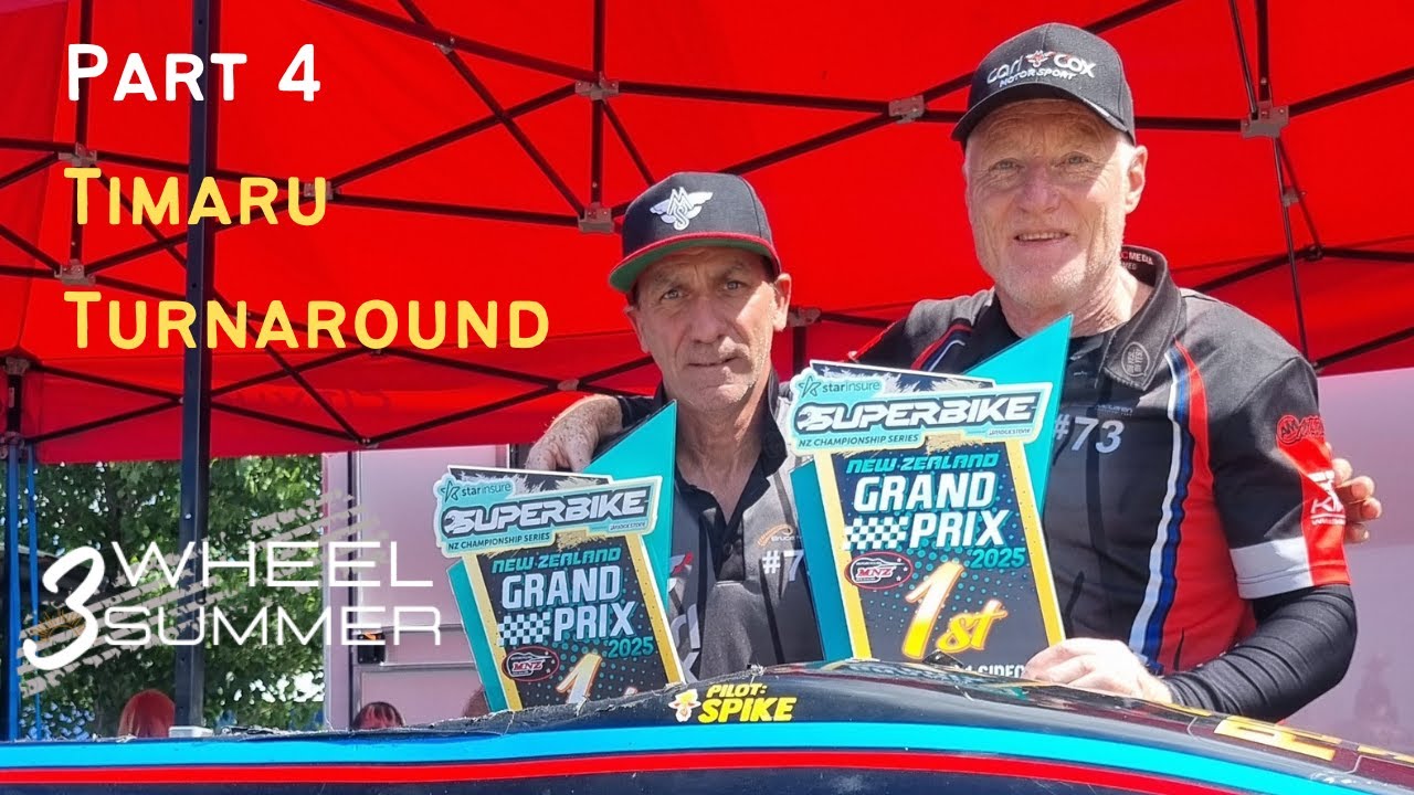 Part 4 - Timaru Turnaround | NZSBK Round 2 - Race Day at Levels Raceway ...