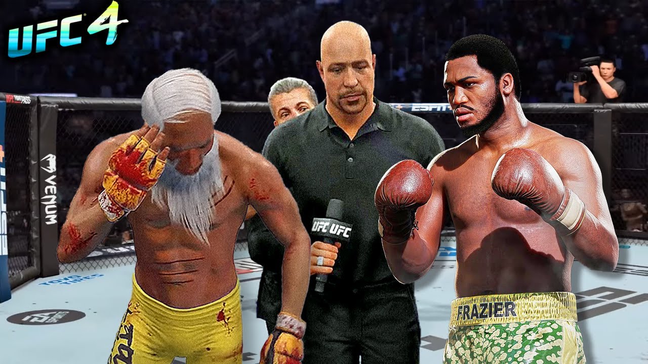 Old Bruce Lee vs. Joe Frazier (EA sports UFC 4) - YouTube