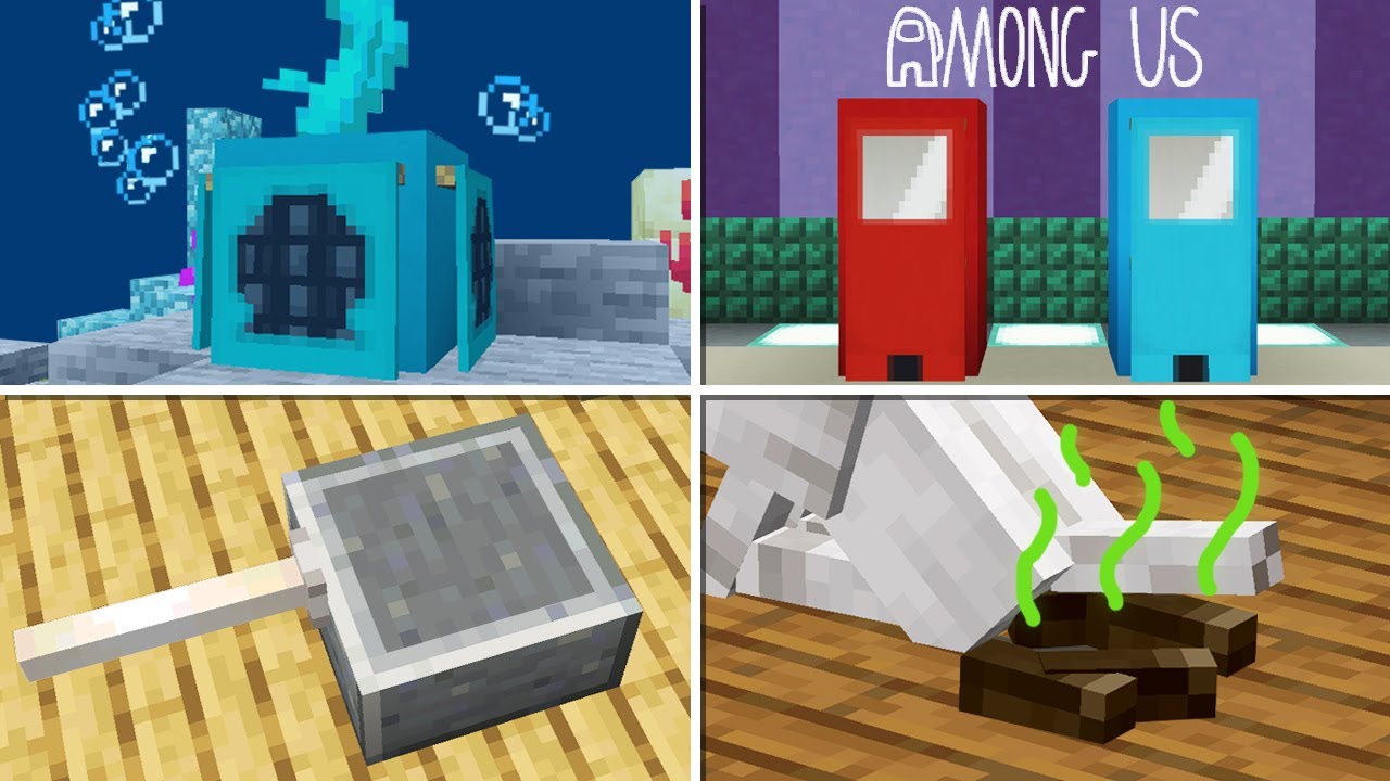 7 Secret Minecraft build hacks #11 - YouTube