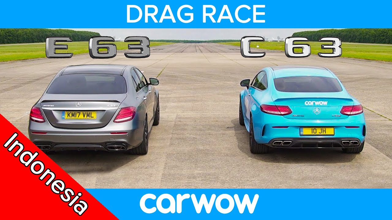 Mercedes-AMG E63 S vs C63 S DRAG RACE & ROLLING RACE - apakah ...