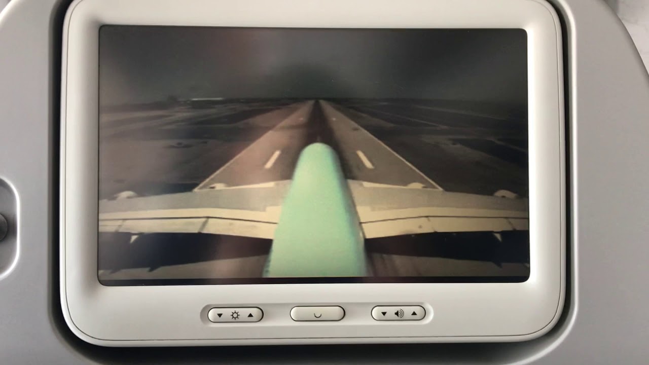 Airbus A380 Tail Camera- Taking off from Los Angles International ...