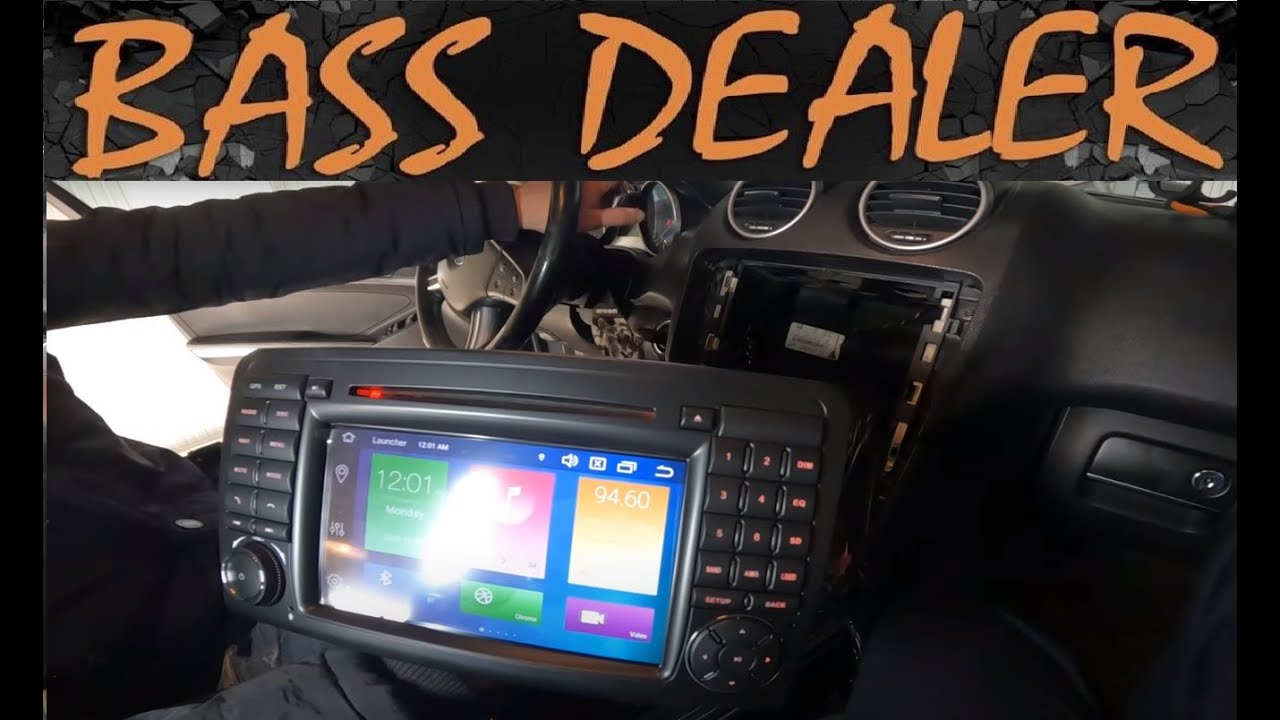 Mercedes ML W164 2005-2011 How To Install 7" Android Navigation Part 2 - YouTube