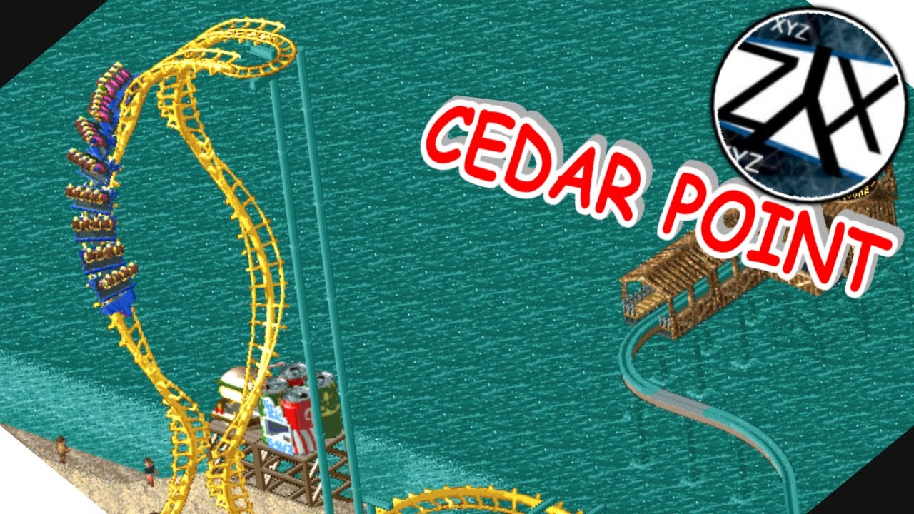 Ridiculistic Cedar Point #3 (RollerCoaster Tycoon 2 Parody) ft. Wicked ...