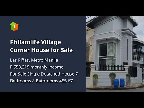Philamlife Village Corner House for Sale - YouTube