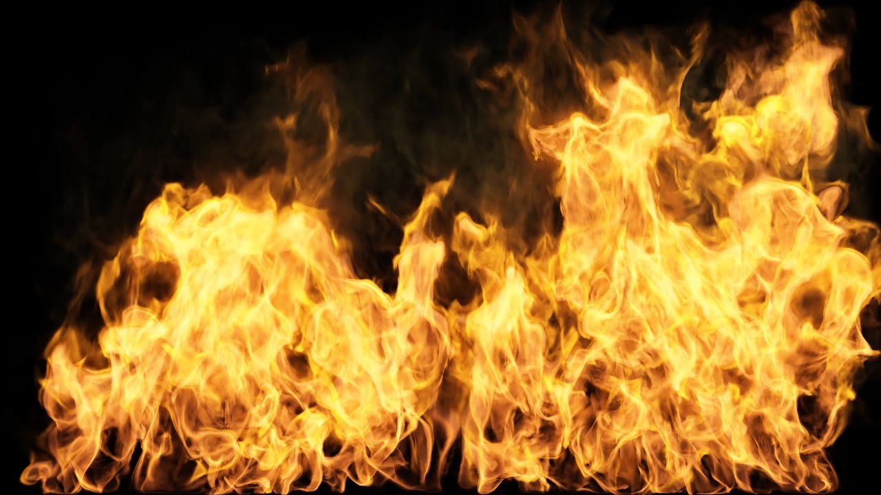 Burning Fire And Flames In Stunning 4K Resolution - Fire Overlay Effect ...