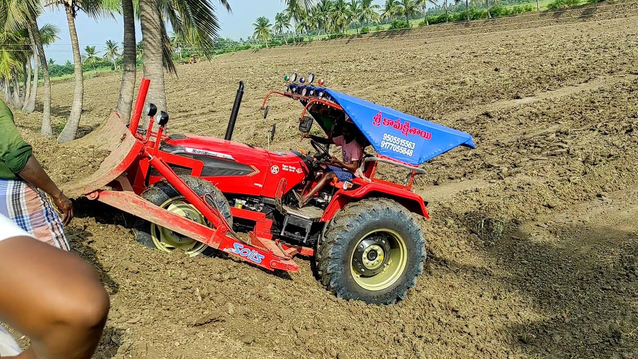 Solis 6024 4wd Tractor Performance in Ramp | Solis Yanmar Tractors | Dozer | BHR Tractors - YouTube