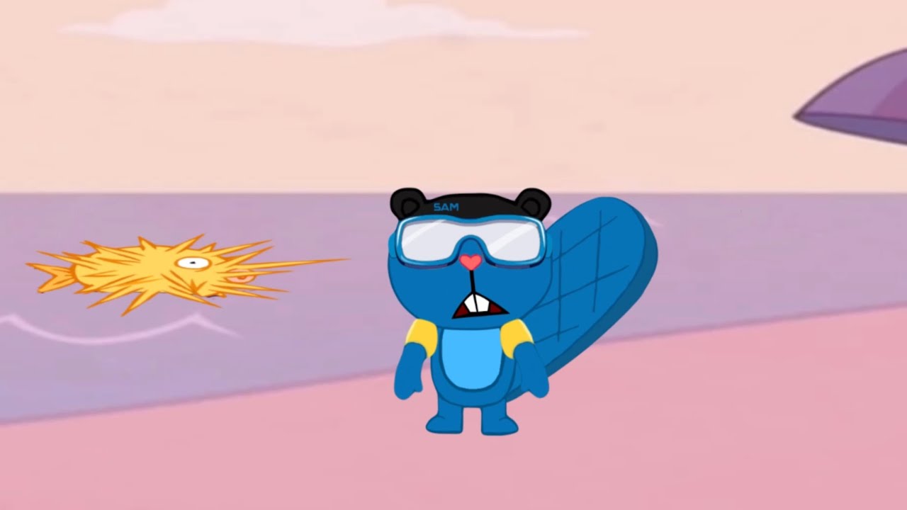 Happy Tree Friends Short animation Spiky Fish - YouTube
