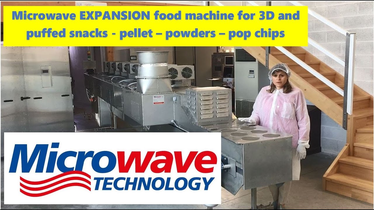 How it's made and how it works a continuous MICROWAVE tunnel for food ...