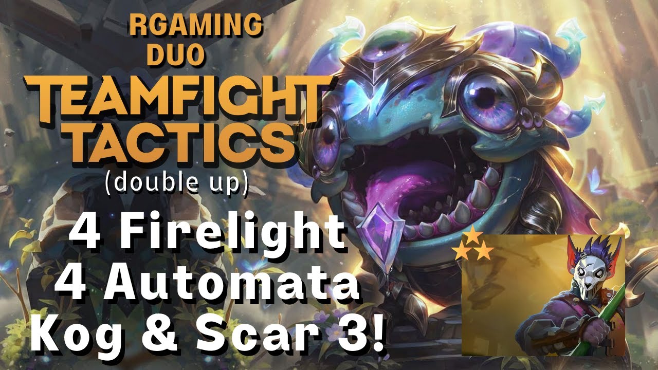 3 Star Kog'Maw & Scar - THE MOUTH CAN'T STOP! | TFT Into the Arcane ...