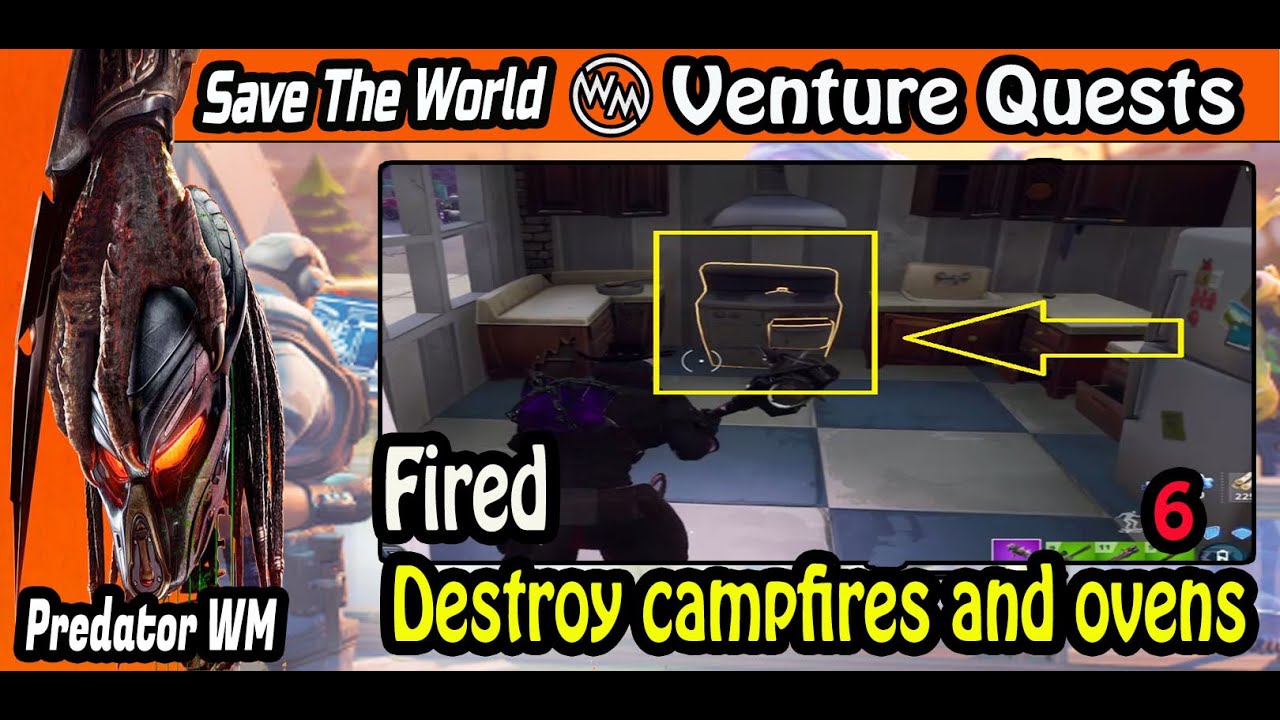 Fired / Venture Quest Challenges / Fortnite STW - YouTube