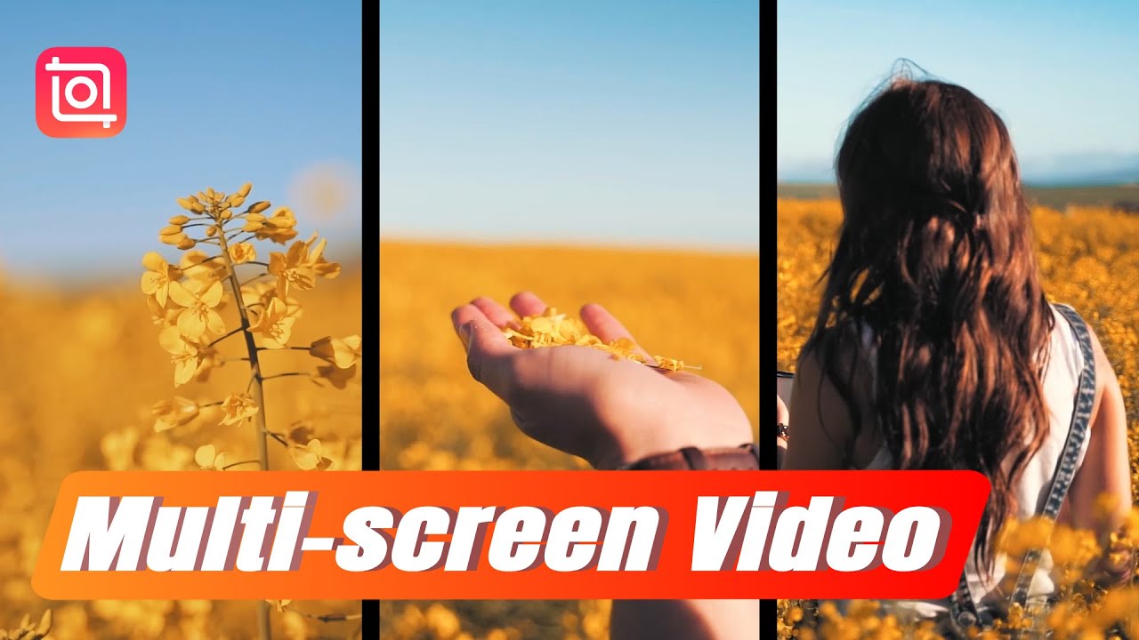 Create Multi-screen Video or 3 Layers Video| Video Collage (InShot ...