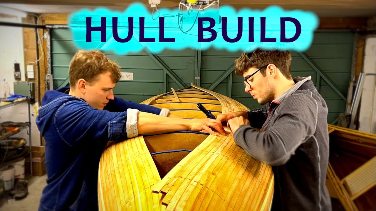 Stripping the Hull - Cedar Strip Canoe Build Part 2 - YouTube
