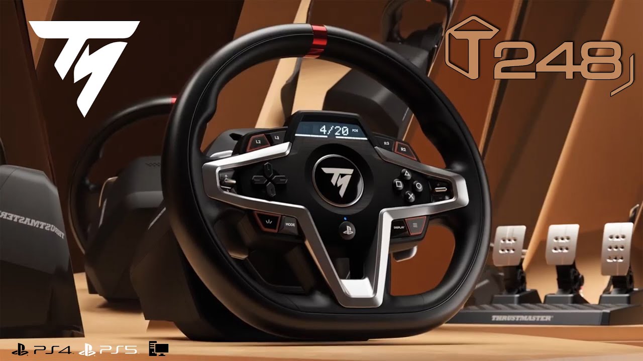 TEST - THRUSTMASTER T248 & T3PM - YouTube