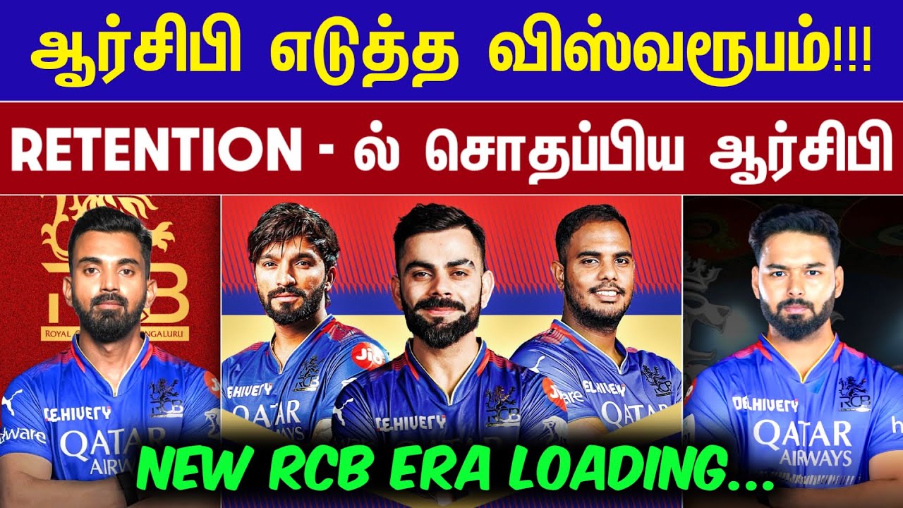 🔴LIVE : New RCB Era Loading...🤩| RCB Retention List Issue😱| CRICTIME ...