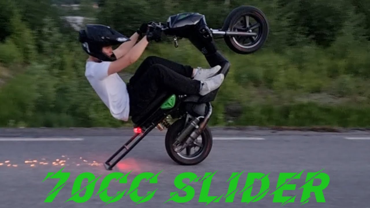 Slider 70cc Stunt Edit in Sweden 4K - YouTube