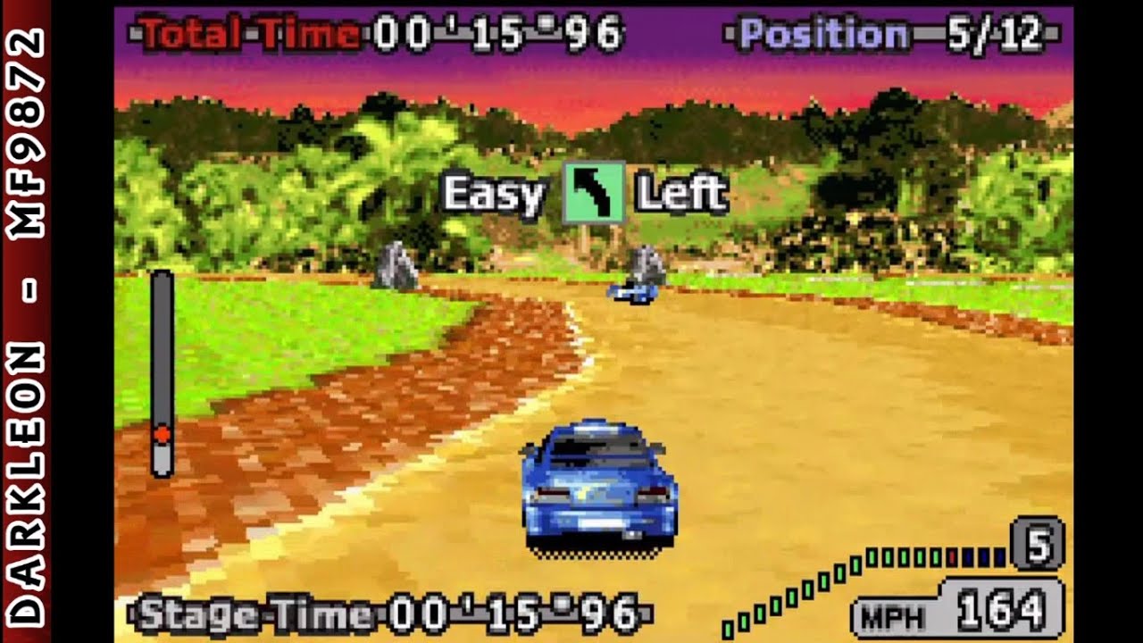Game Boy Advance - GT Advance 2 - Rally Racing © 2002 THQ - Gameplay ...