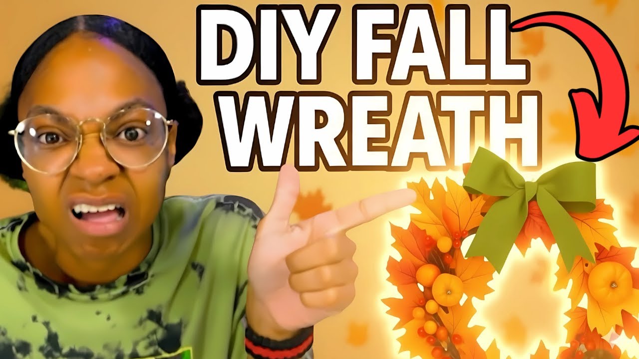 Cheap & Easy DIY Fall Wreath 🍁 (Gone Wrong?) - YouTube