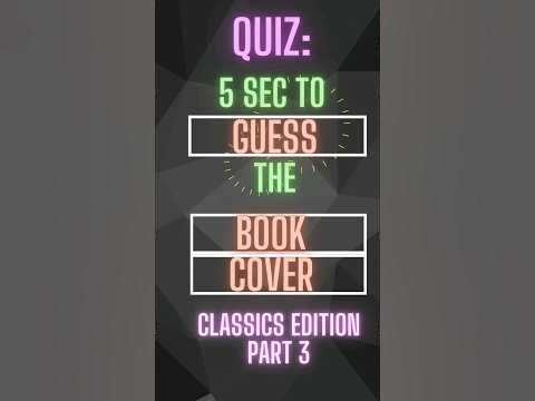 Guess The Book Cover - Classics Edition - Part 3 | Quiz #shorts # ...