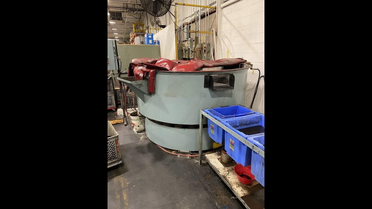 VIBRA FINISH MODEL #VF24 VIBRATORY FINISHER: STOCK 15964 - YouTube