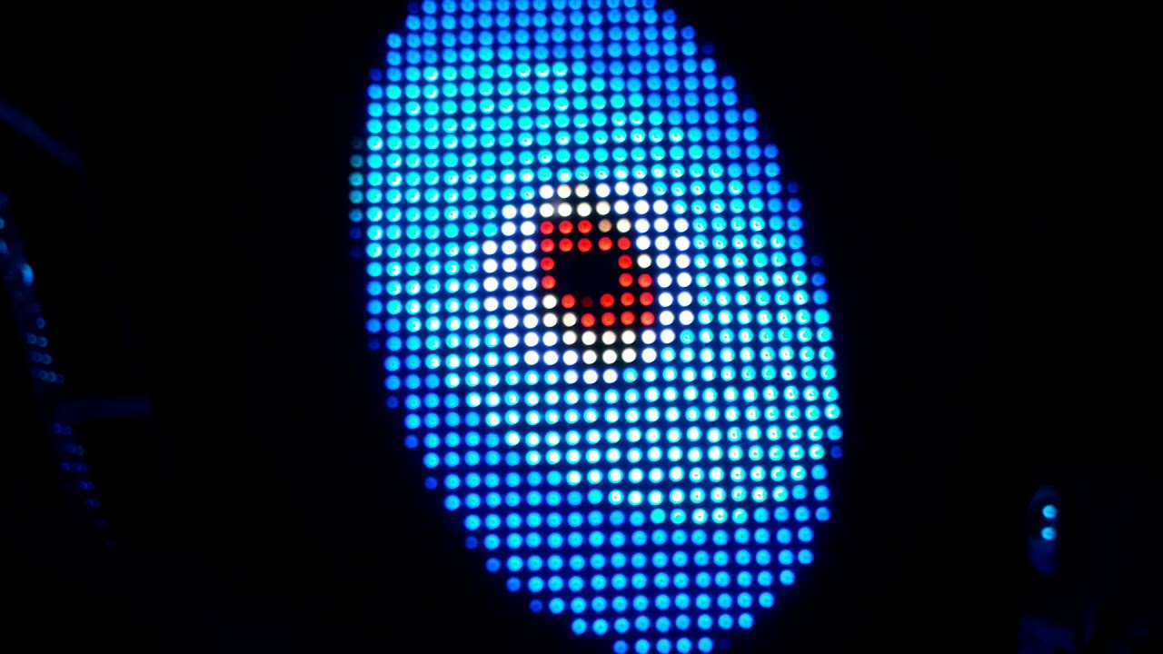 PIXEL LED ANIMATION NAME BOARD - YouTube