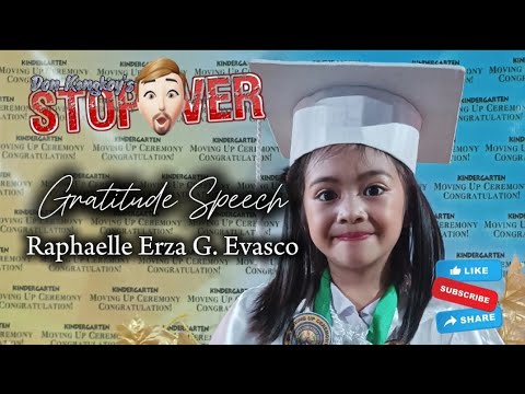Gratitude Speech: Kindergarten Moving Up Ceremony || Raphaelle Erza G ...