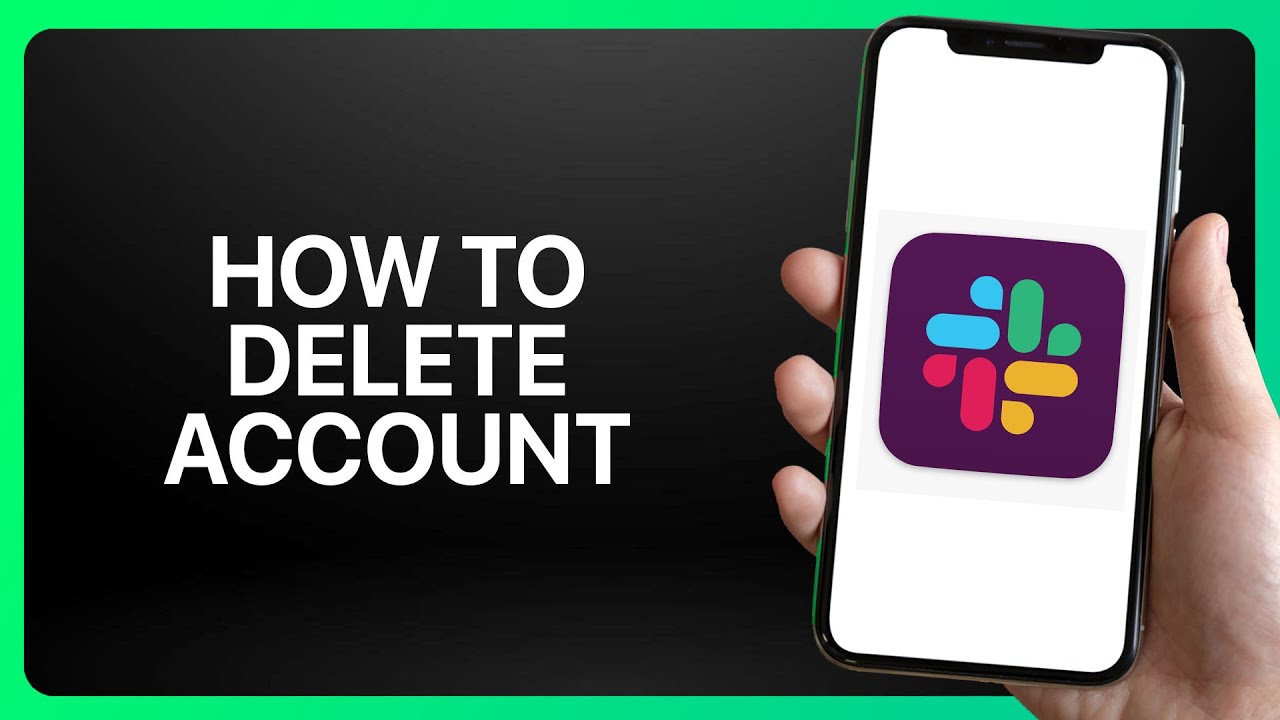 How To Delete Slack Account Tutorial - YouTube