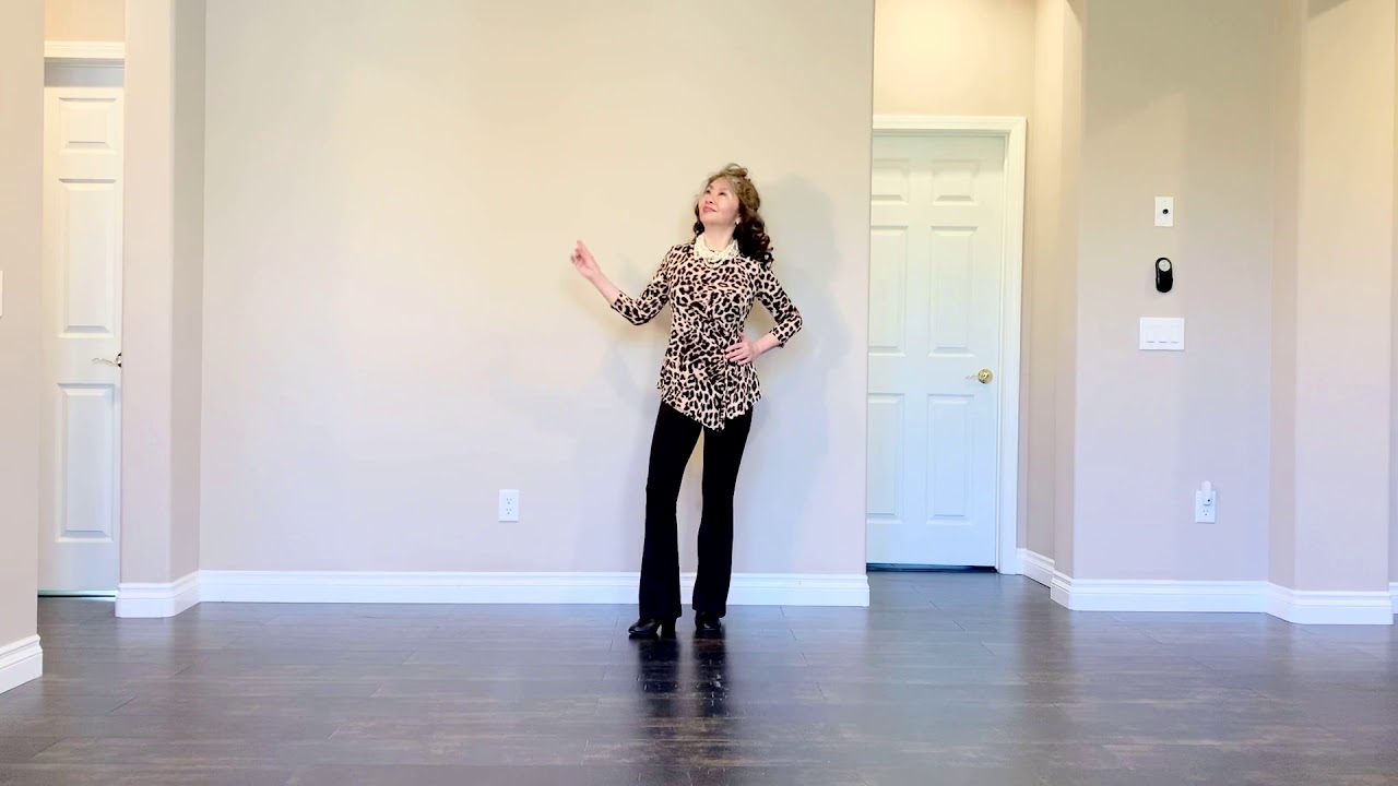 New York New York - line dance demo - YouTube