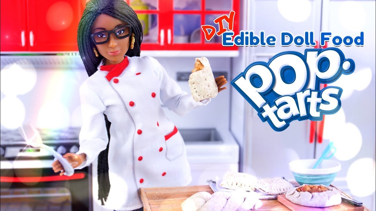 DIY - How to Make: Edible Doll Pop Tarts | REAL EDIBLE Doll Food - YouTube