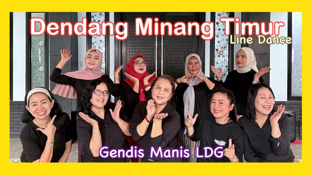 Dendang Minang Timur Line Dance/ Choreographed by Muhammad Yani/ 💃By ...