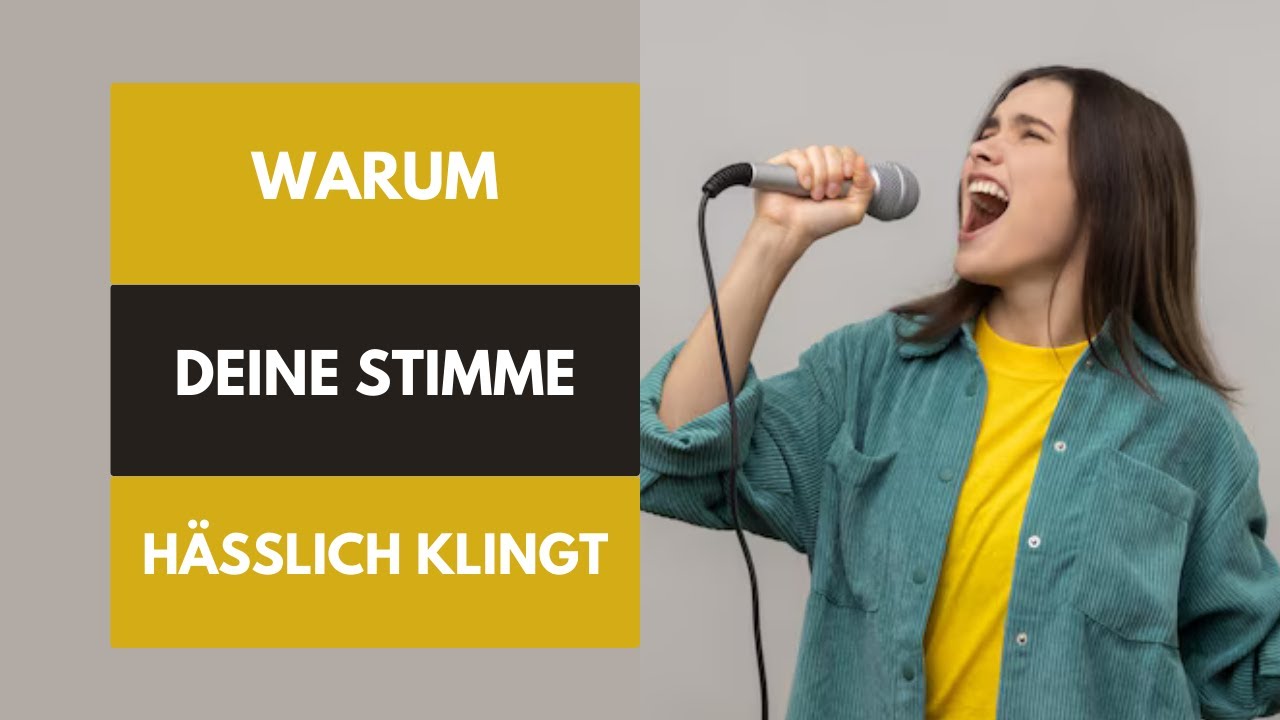 Warum deine Stimme hässlich klingt... - YouTube
