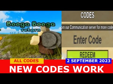 *NEW CODES* [Birds!] Booga Booga [REBORN] | ALL CODES | SEPTEMBER 2, 2023 - YouTube