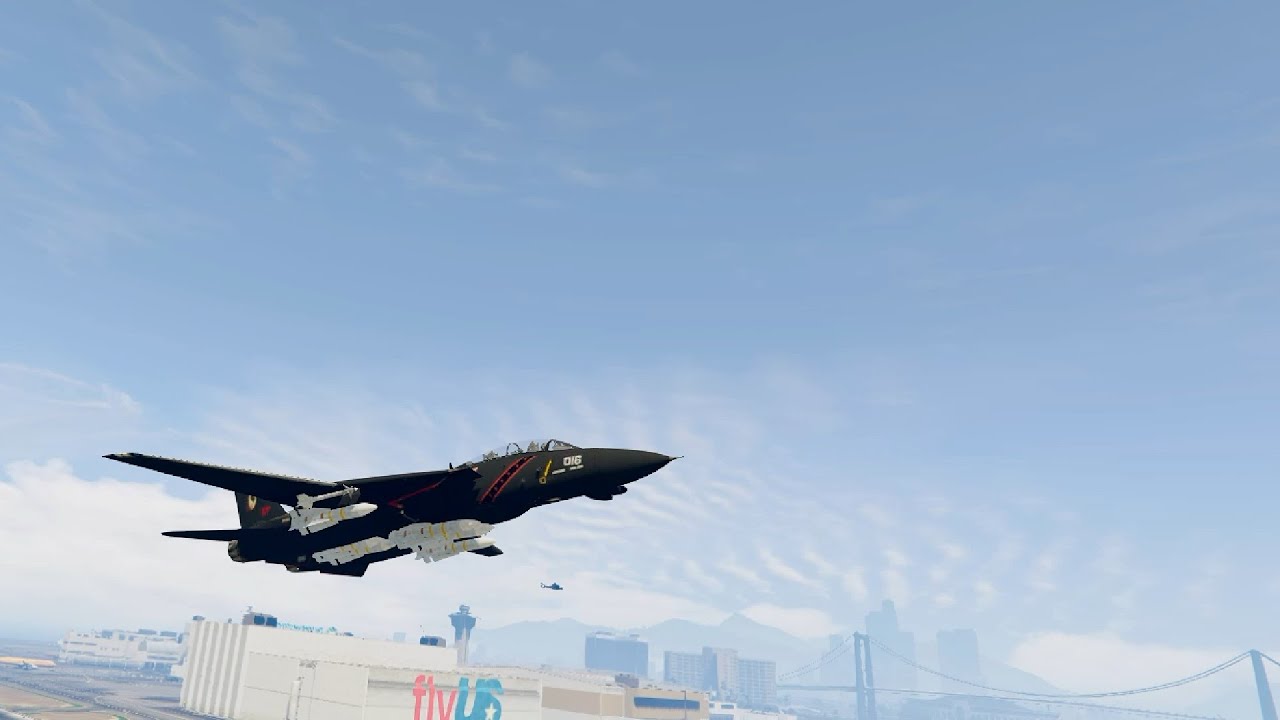 Razgriz F 14 tomcat and F 22 Raptor Skins - GTA V _REVIEW - YouTube