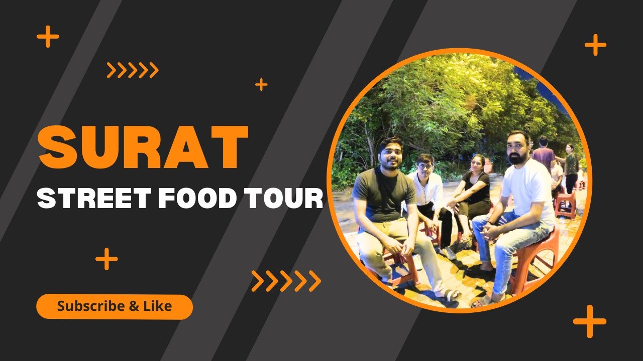 Surat Street Food Tour | Falafal | Misal Pav | Matka Ice cream | Pal ...
