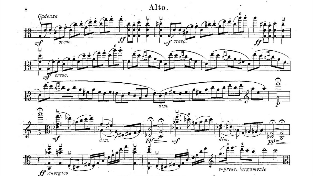 Jenő Hubay - Viola Concerto, Op. 20: 1st mvt. (ed. Huszár) - YouTube