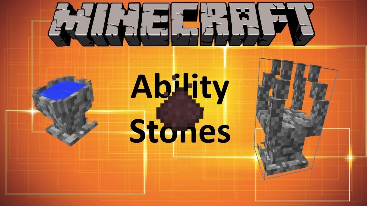 ABILITY STONES - MINECRAFT 1.12.2 (MOD SHOWCASE) - YouTube