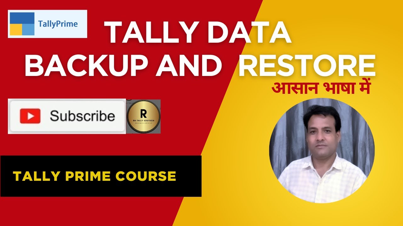 Backup and Restore in Tally Prime || Backup and Restore (आसान हिन्दी ...