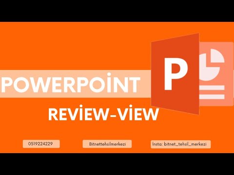 Microsoft PowerPoint. Review-View. (7-ci dərs) - YouTube