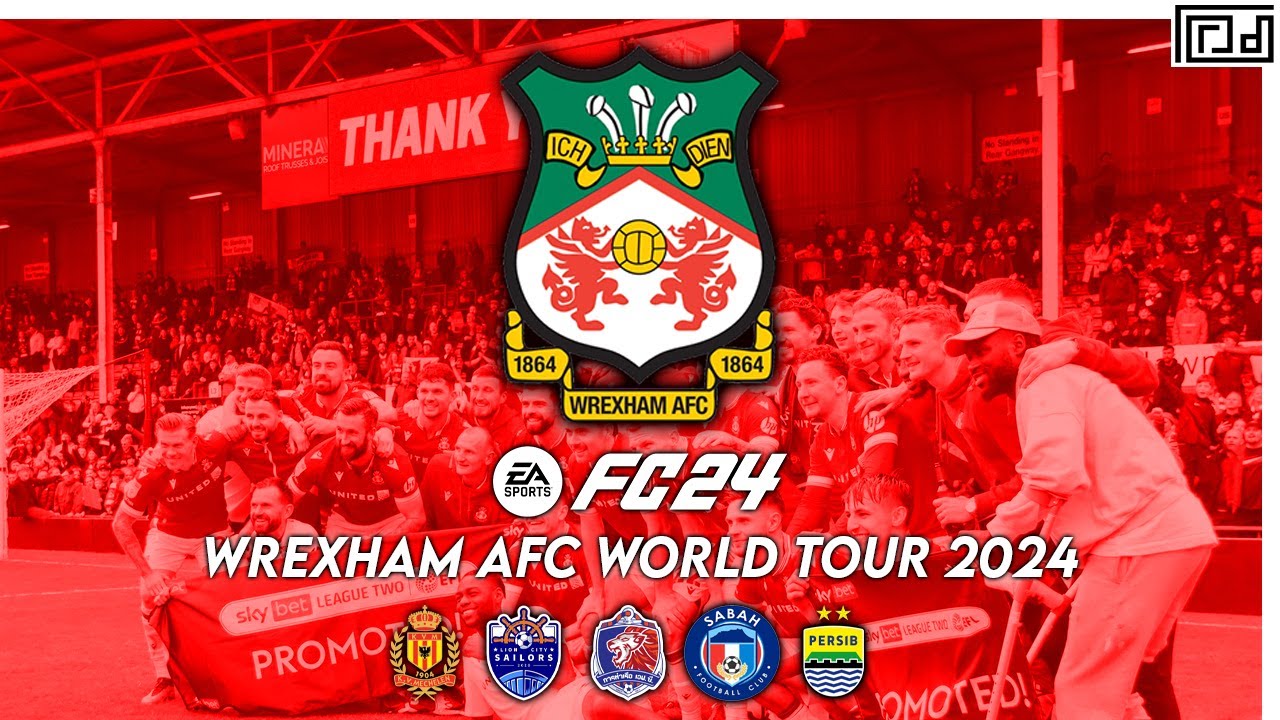 FC 24 Wrexham World Tour | Waktunya Terbang Ke Asia - YouTube
