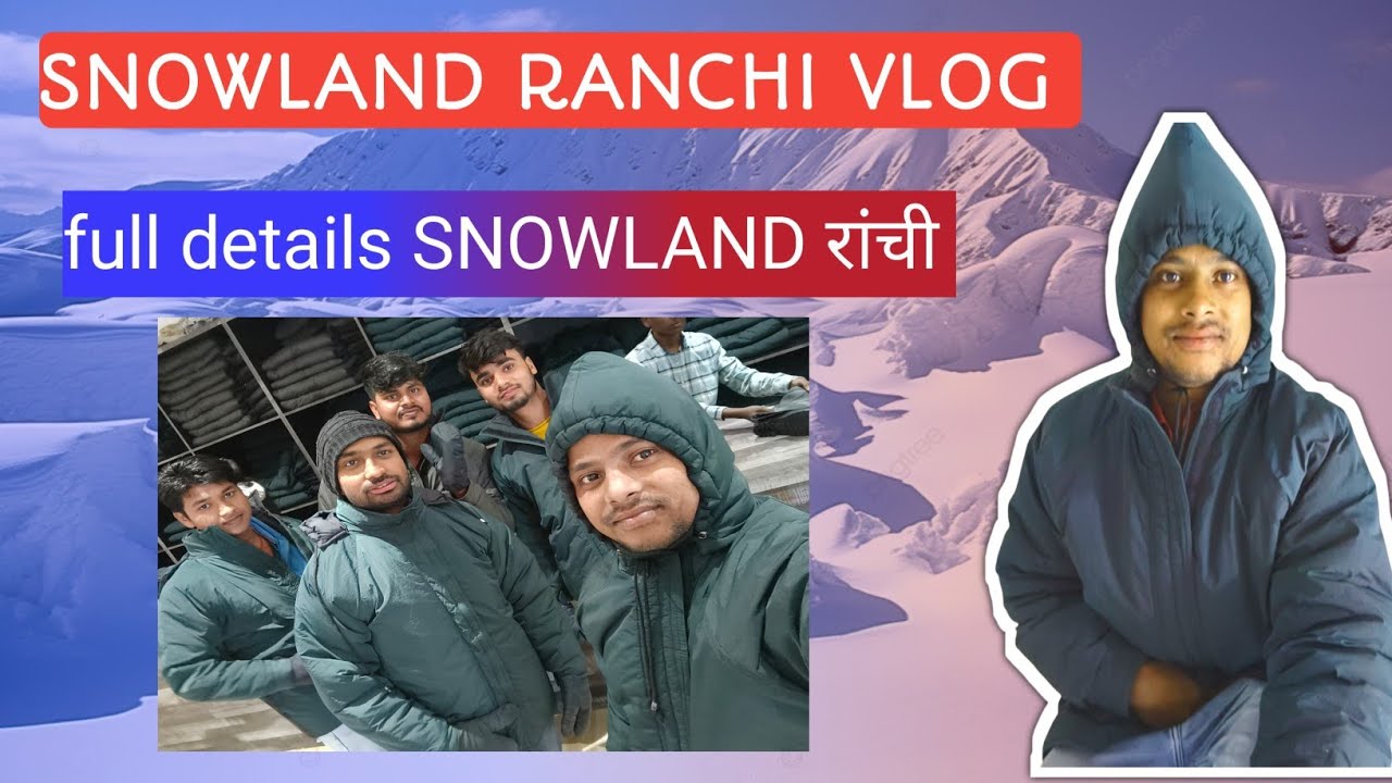 SNOWLAND Ranchi Ghumne Gaye sabhi dost ️#ytshorts #snowland #snow # ...