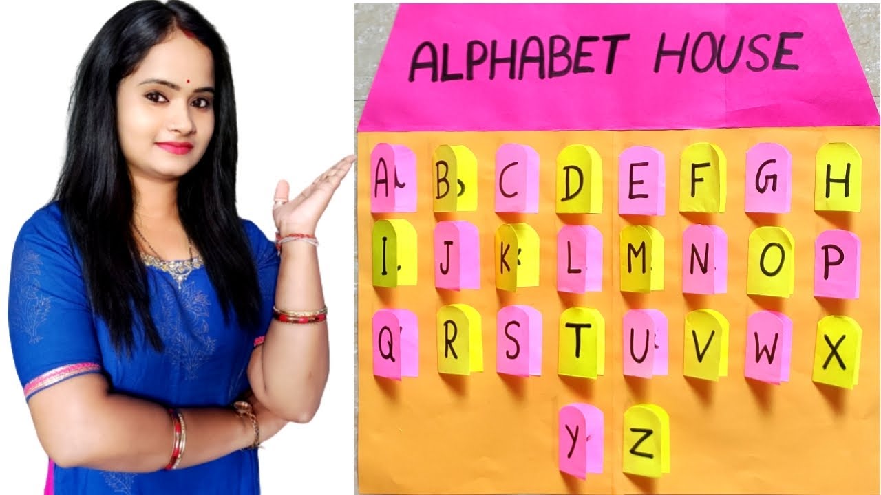 Alphabet Learning Model | English TLM | Alphabet House | - YouTube