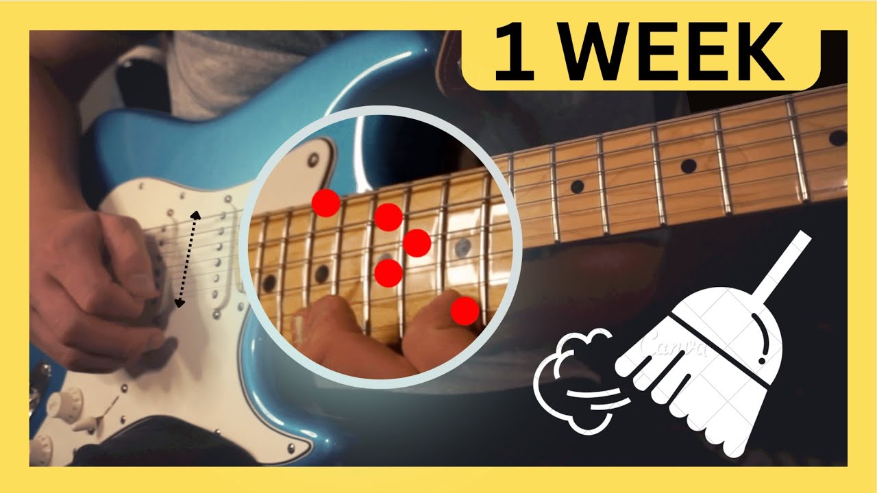 I Tried Learning How To Sweep Pick In 1 Week! This is What Happened - YouTube