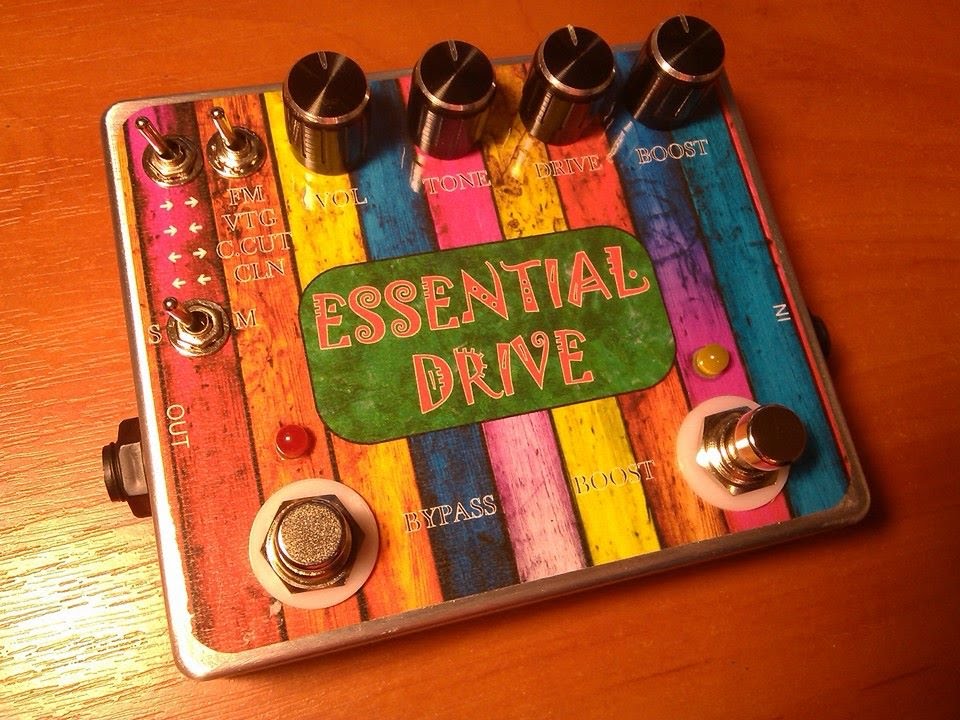 Essentilal Drive (klon fulldrive 2 mosfet) overdrive - YouTube