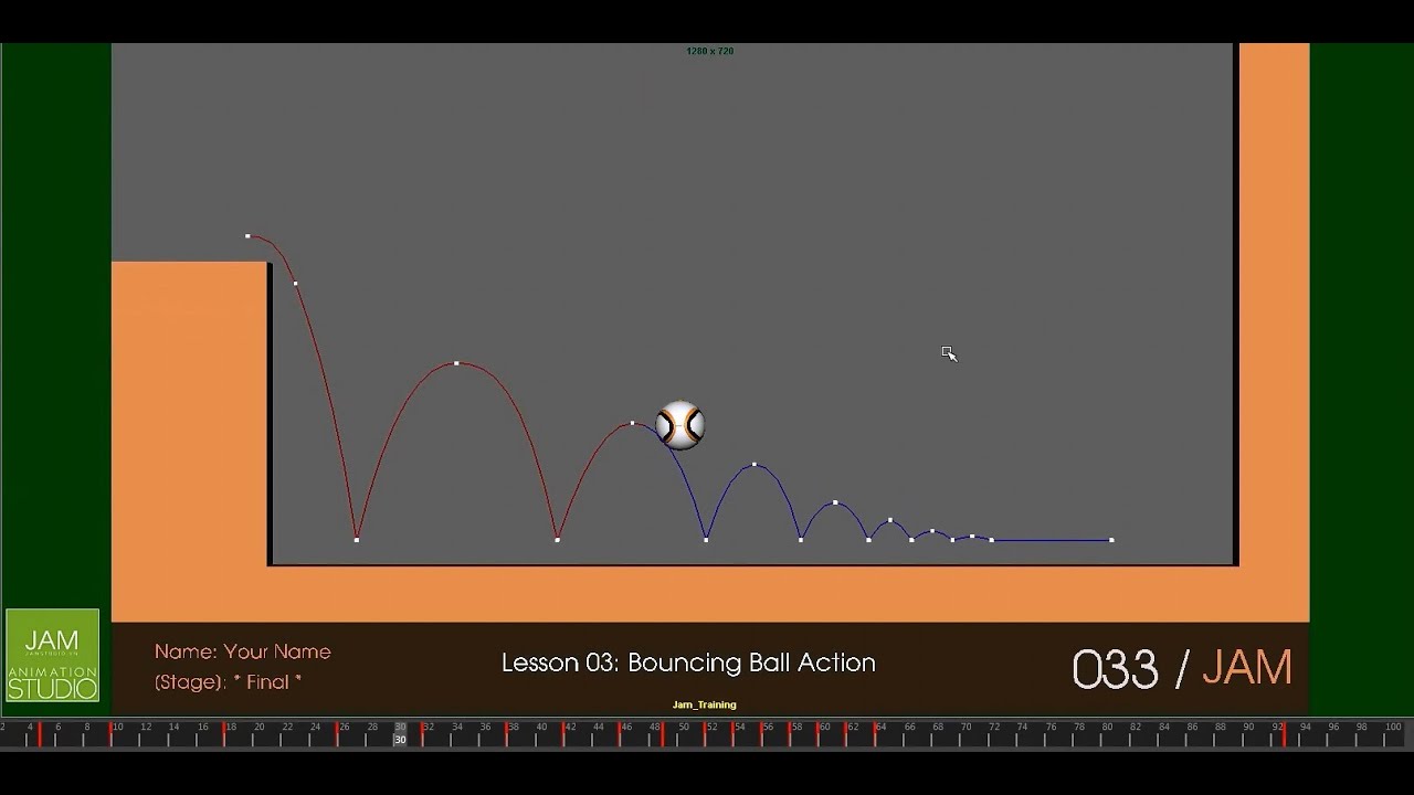 Lesson 02- Maya Bouncing Ball Action - YouTube